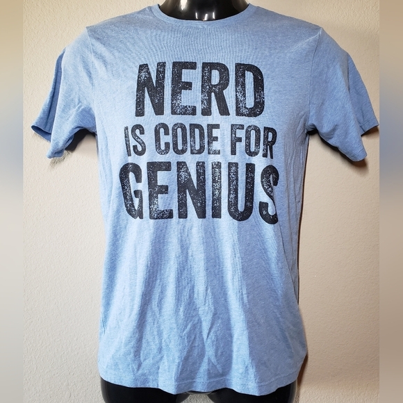 The Children's Place | Shirts & Tops | Boys Light Blue Nerd Is Code For ...